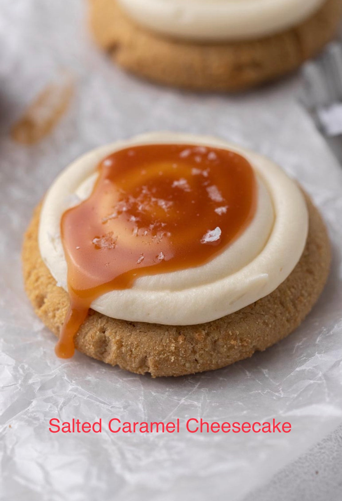 Salted Caramel Cheesecake Cookies | The Treat Shoppe & Bakery