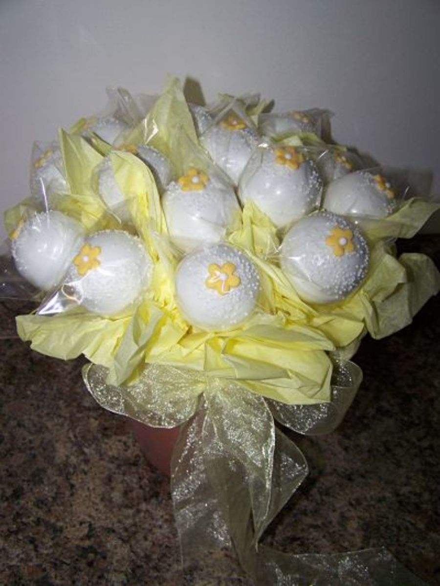 how to make a cake pop bouquet