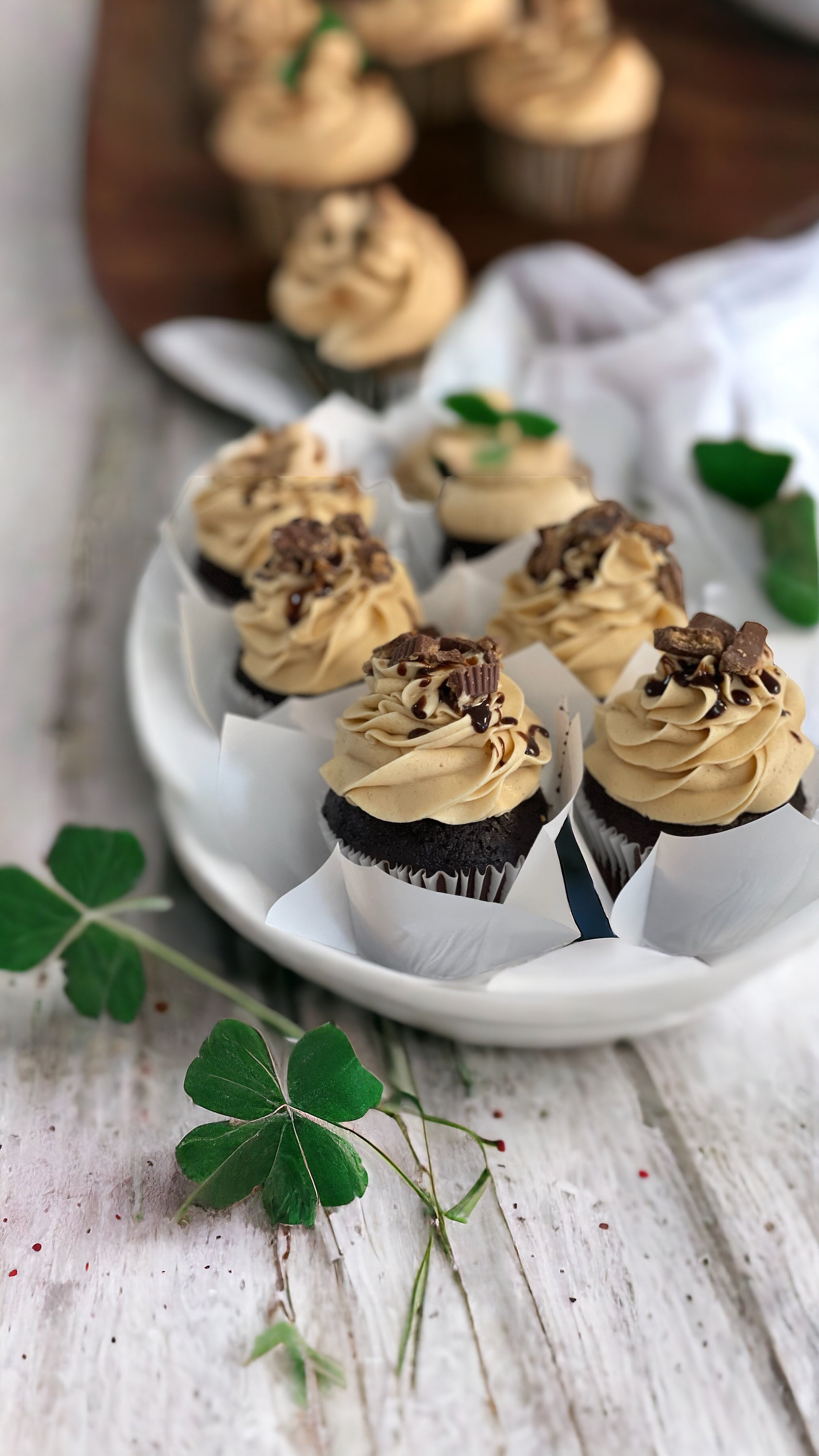 Chocolate Peanut Butter Cheesecake Cupcakes | The Treat Shoppe & Bakery