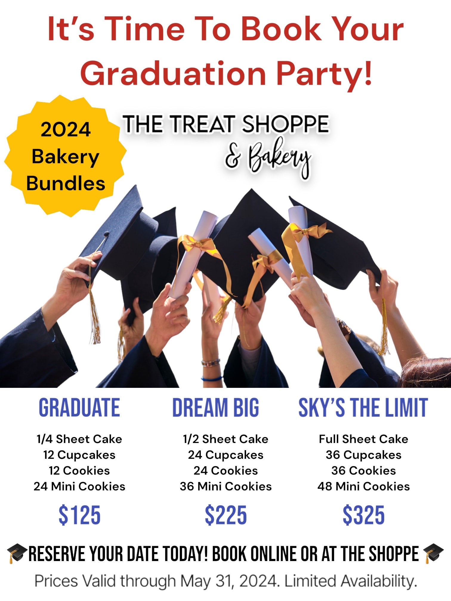 Graduate Bakery Bundle | The Treat Shoppe & Bakery